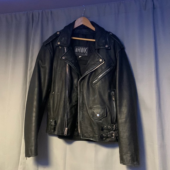 Hwk | Jackets & Coats | Hwk Leather Jacket | Poshmark